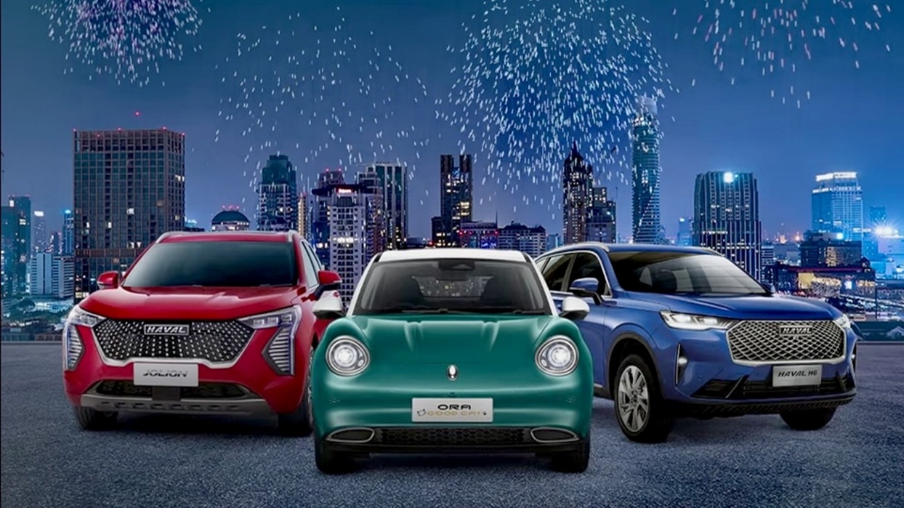 GWM ตอกย้ำผู้นำรถยนต์ไฟฟ้า ปีนี้เสริมทัพ 5 รุ่น TANK 300/500 ORA Grand ...