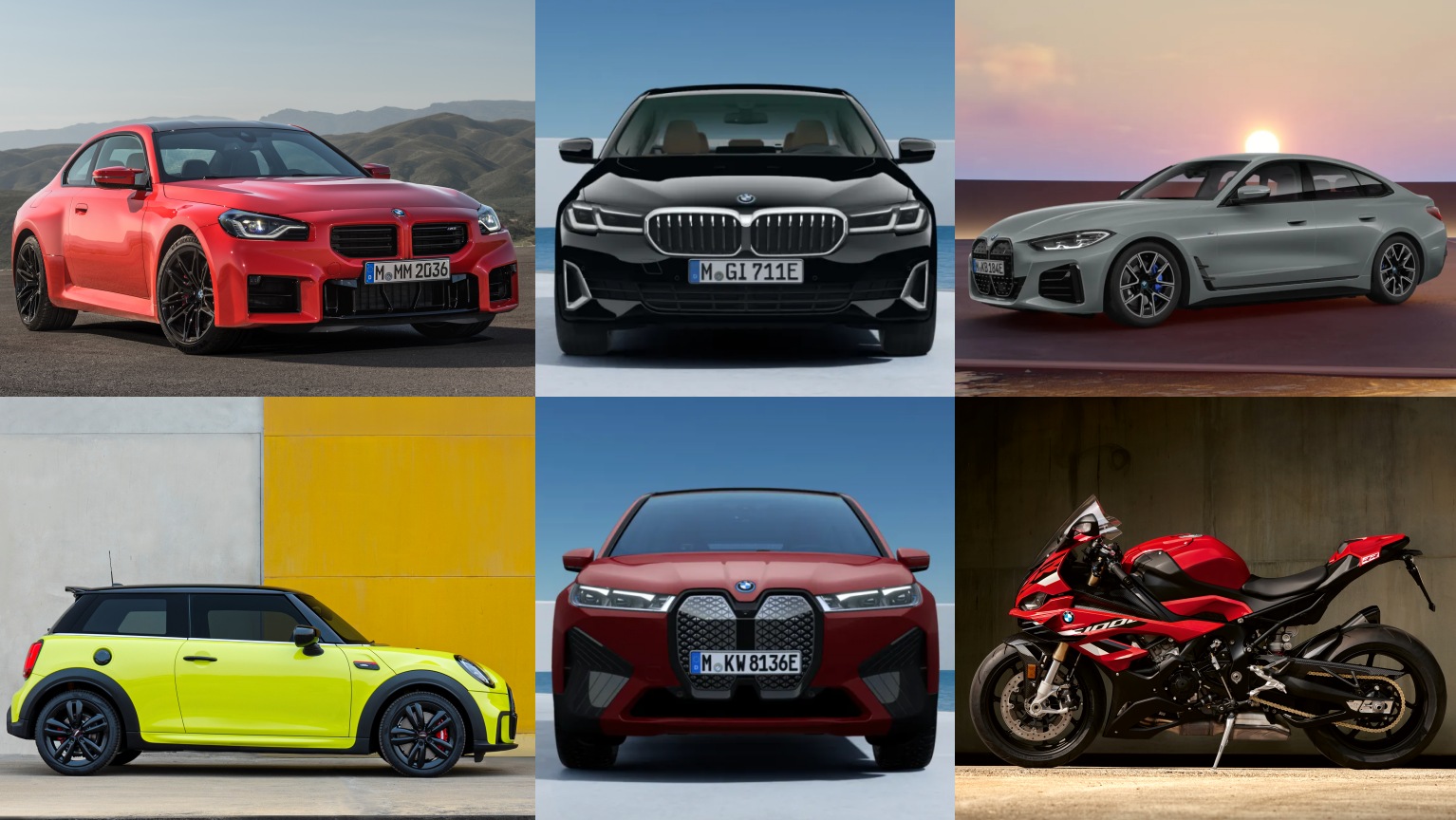 BMW ยกทัพยนตรกรรมหรู รถยนต์ไฟฟ้า EV PHEV Sport หรู Mini บีเอ็ม S 1000 ...
