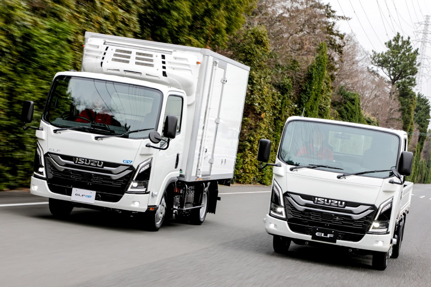 Isuzu เปิดตัวรถบรรทุกไฟฟ้า EV ครั้งแรกของโลกที่ญี่ปุ่น Isuzu ELF EV ...