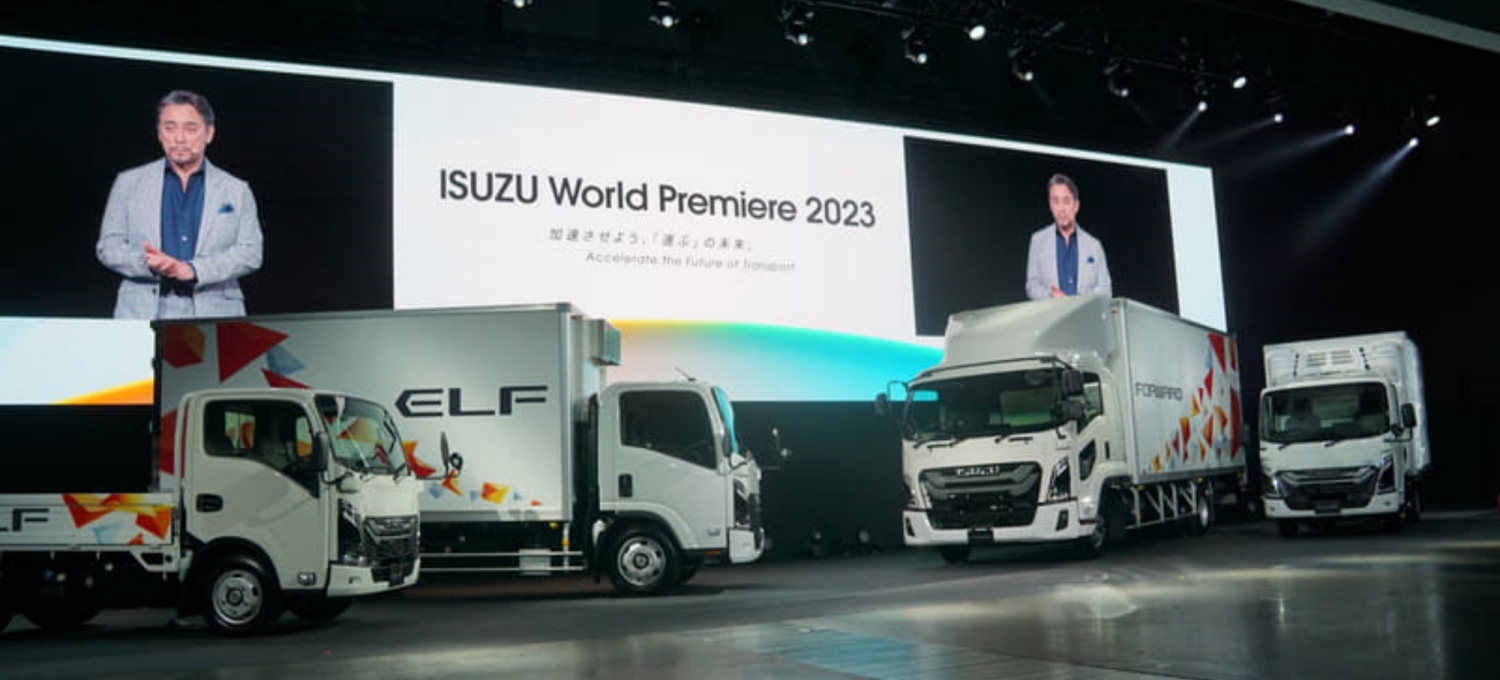 Isuzu เปิดตัวรถบรรทุกไฟฟ้า EV ครั้งแรกของโลกที่ญี่ปุ่น Isuzu ELF EV 2023 เจ้าแห่งรถบรรทุกไฟฟ้า ...
