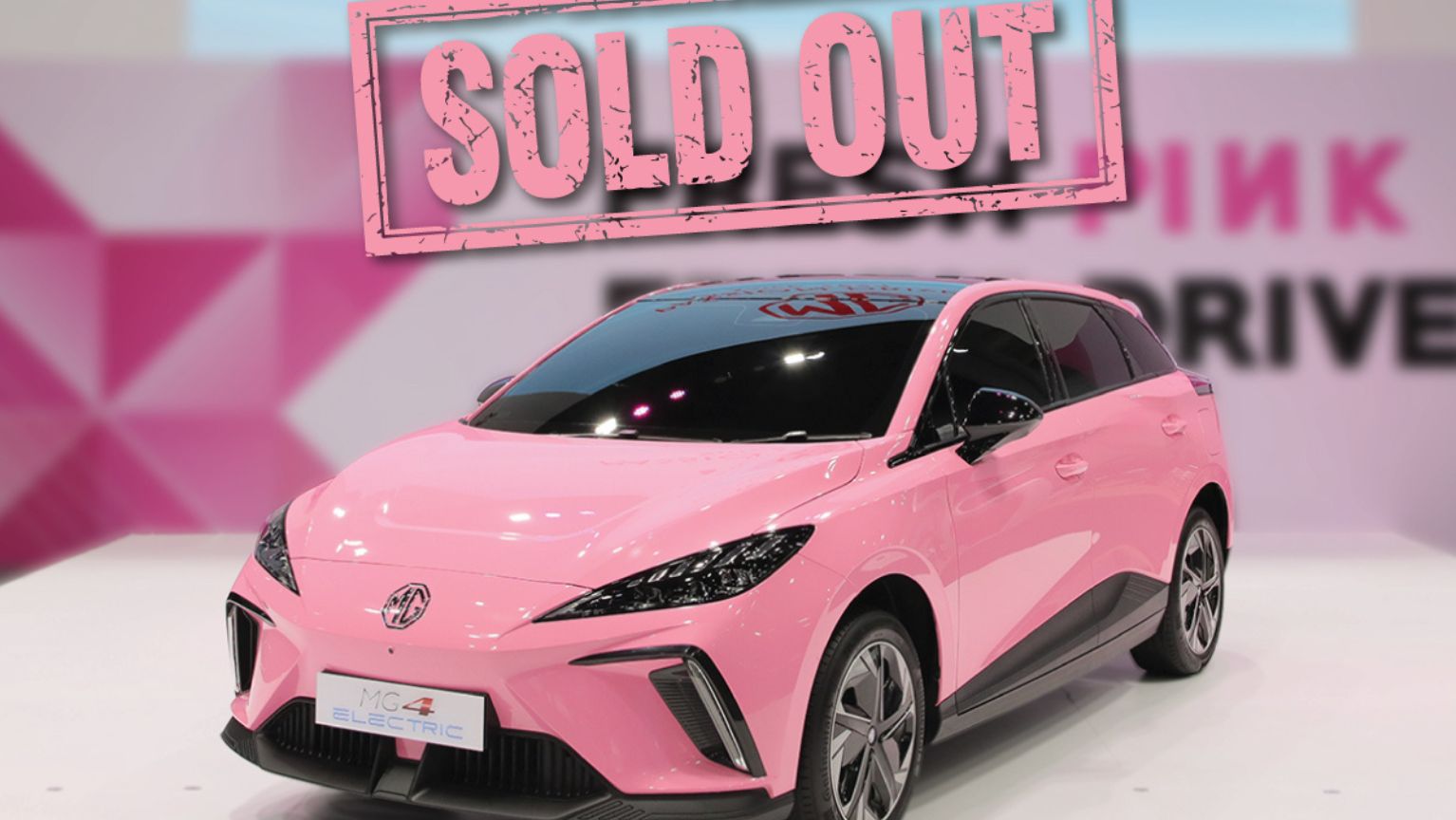 New MG4 Electric Custom Wrap สี Fresh Pink ขายหมดเป็นที่เรียบร้อย ...