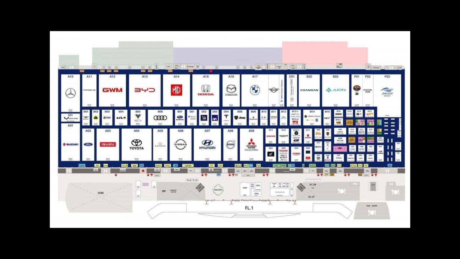 ผังงาน Motor Expo 2023 ในปีนี้ ในงานจะมีค่ายรถอะไรมาบ้าง? - carwizard