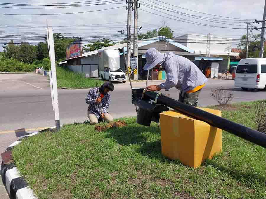 VIRIYAH INSURANCE ร่วมมือแขวงทางหลวงสมุทรสงครามแก้ไขจุดเสี่ยงลด ...